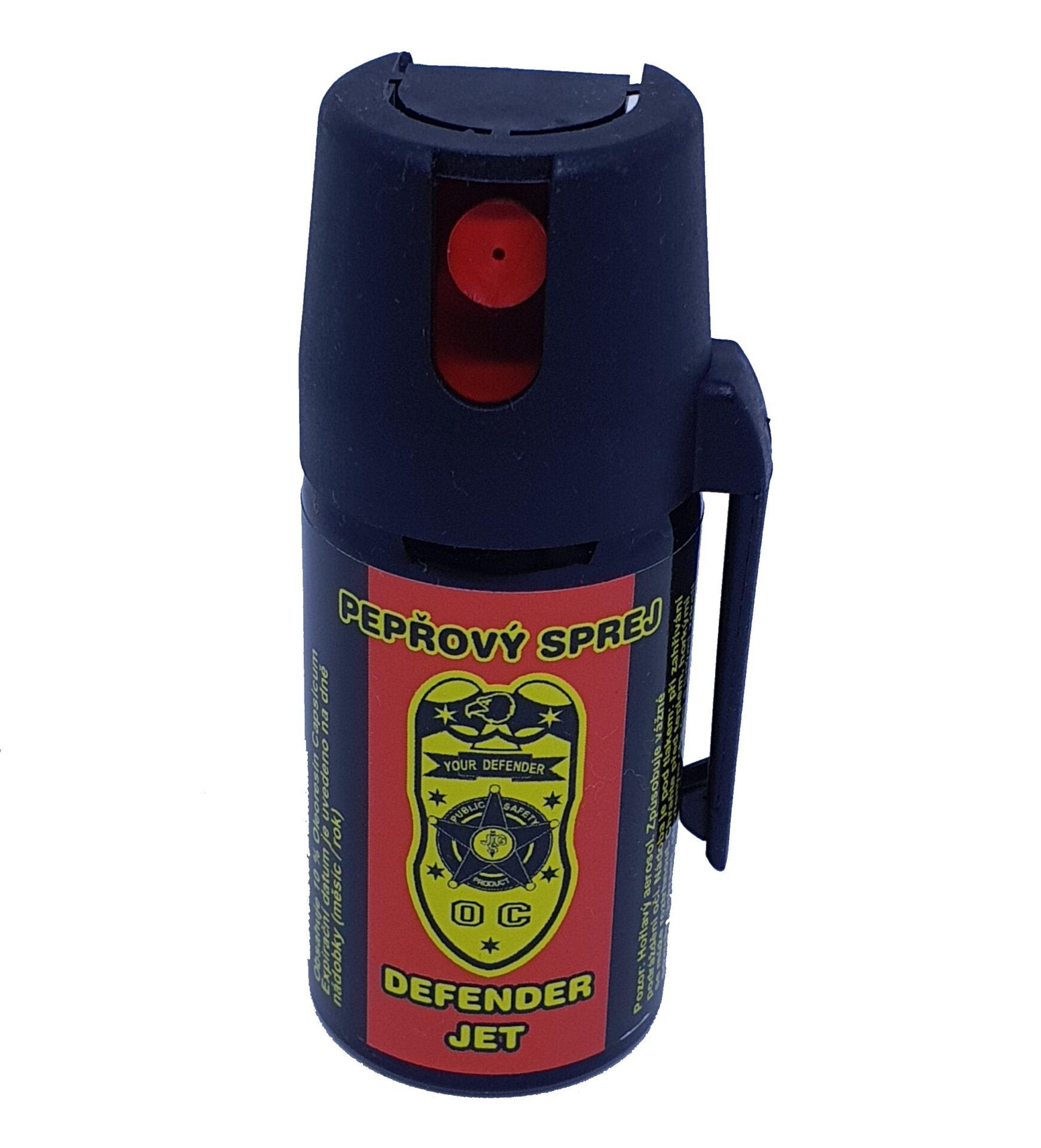 Pepřový sprej DEFENDER JET 40ml - Armykup.cz